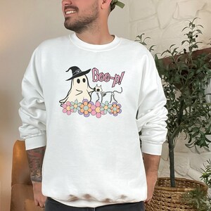 Ghost Skeleton Cat Boop the Snoot Pastel Halloween Soft Colors Retro ...