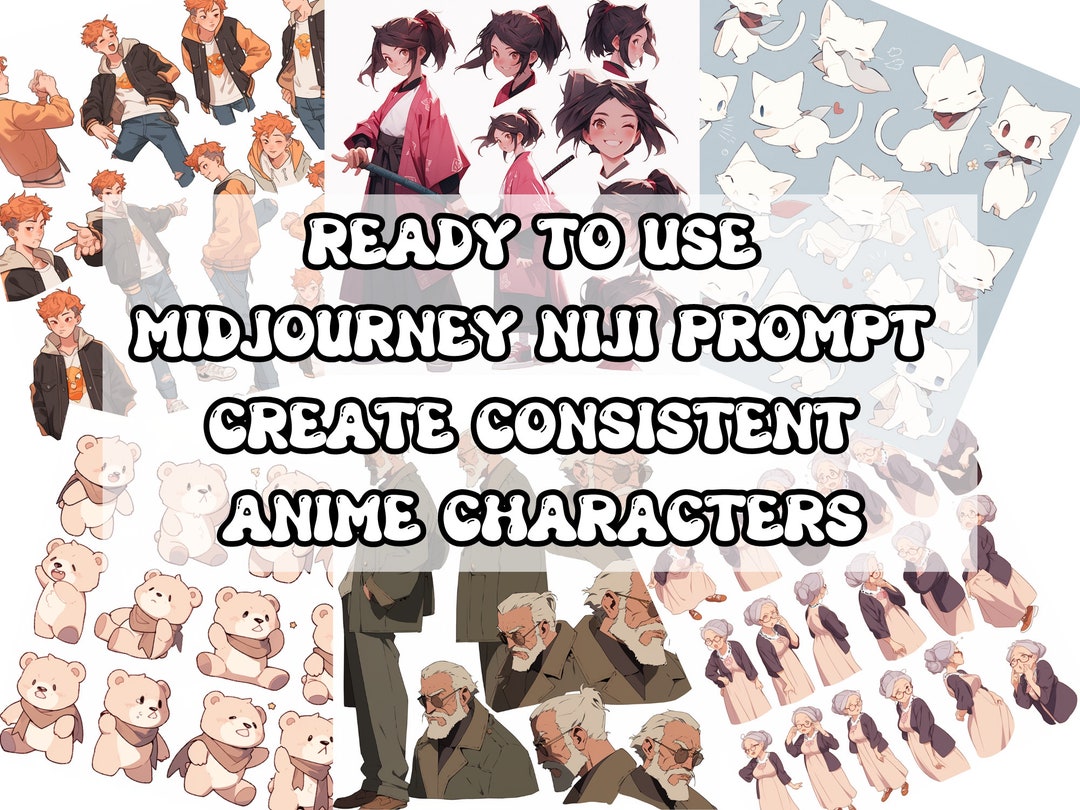 Ready to Use Midjourney Prompt Niji 5 Create Consistent Anime ...