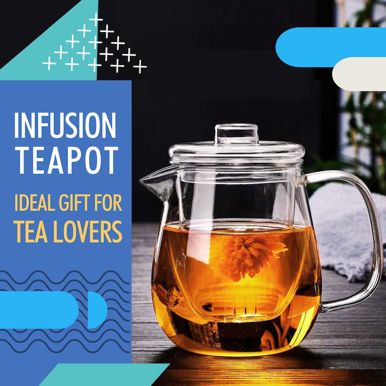 Glass Teapot Infusion for Loose Leaf Tea 600 Ml Citea - Etsy