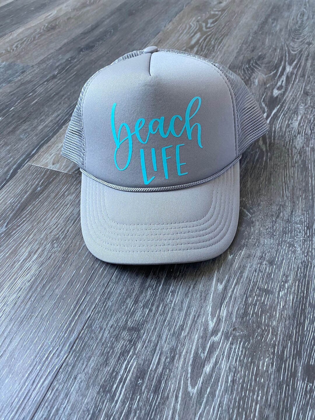 BEACH LIFE - Trucker Hat, Cute Trucker Hat - Etsy