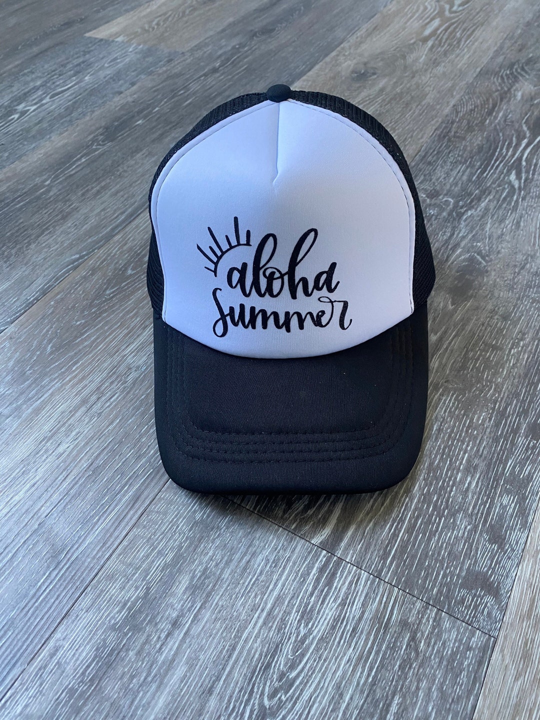 ALOHA SUMMER Trucker Hat, Cute Trucker Hat - Etsy