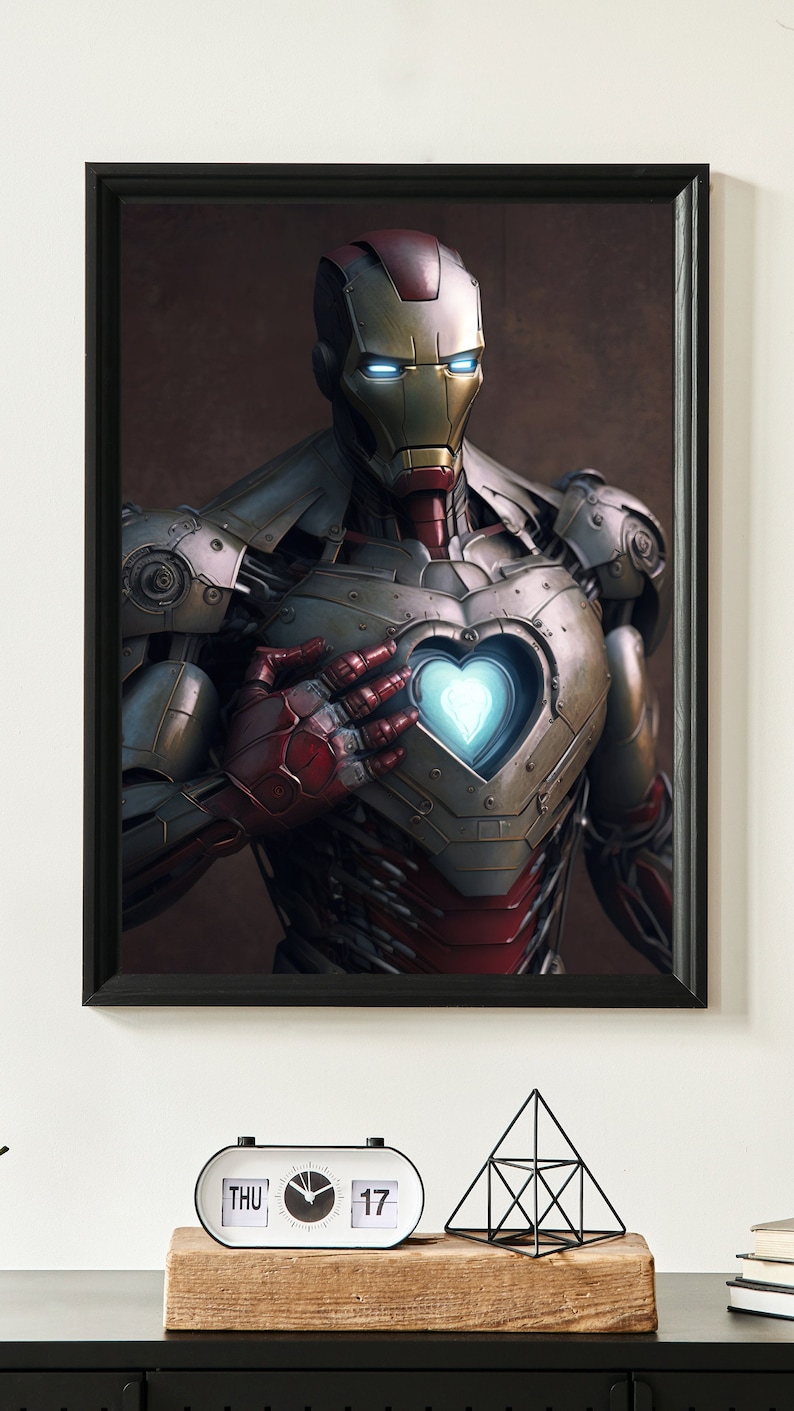 Proof That Tony Stark Has a Heart - Etsy