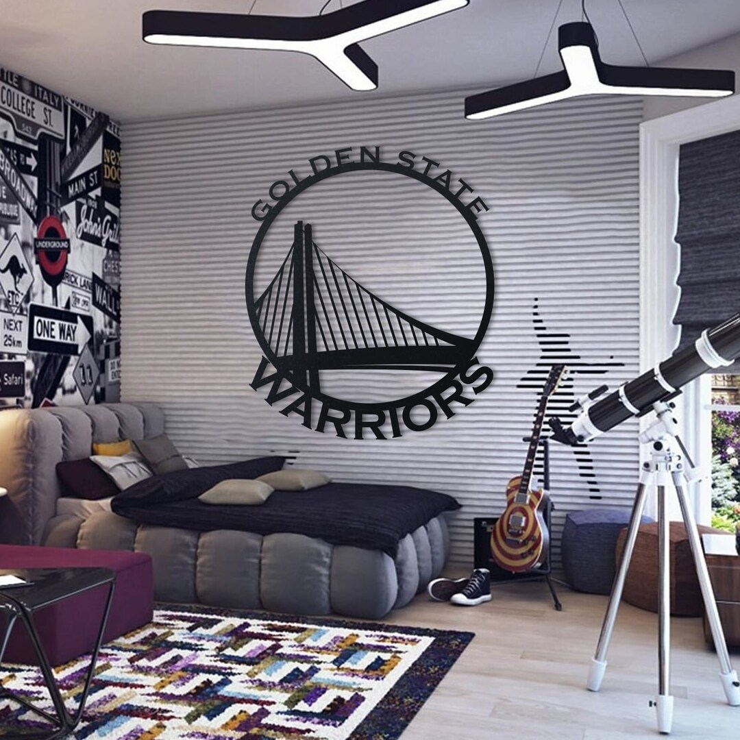 Golden State Warriors Metal Wall Art - Etsy