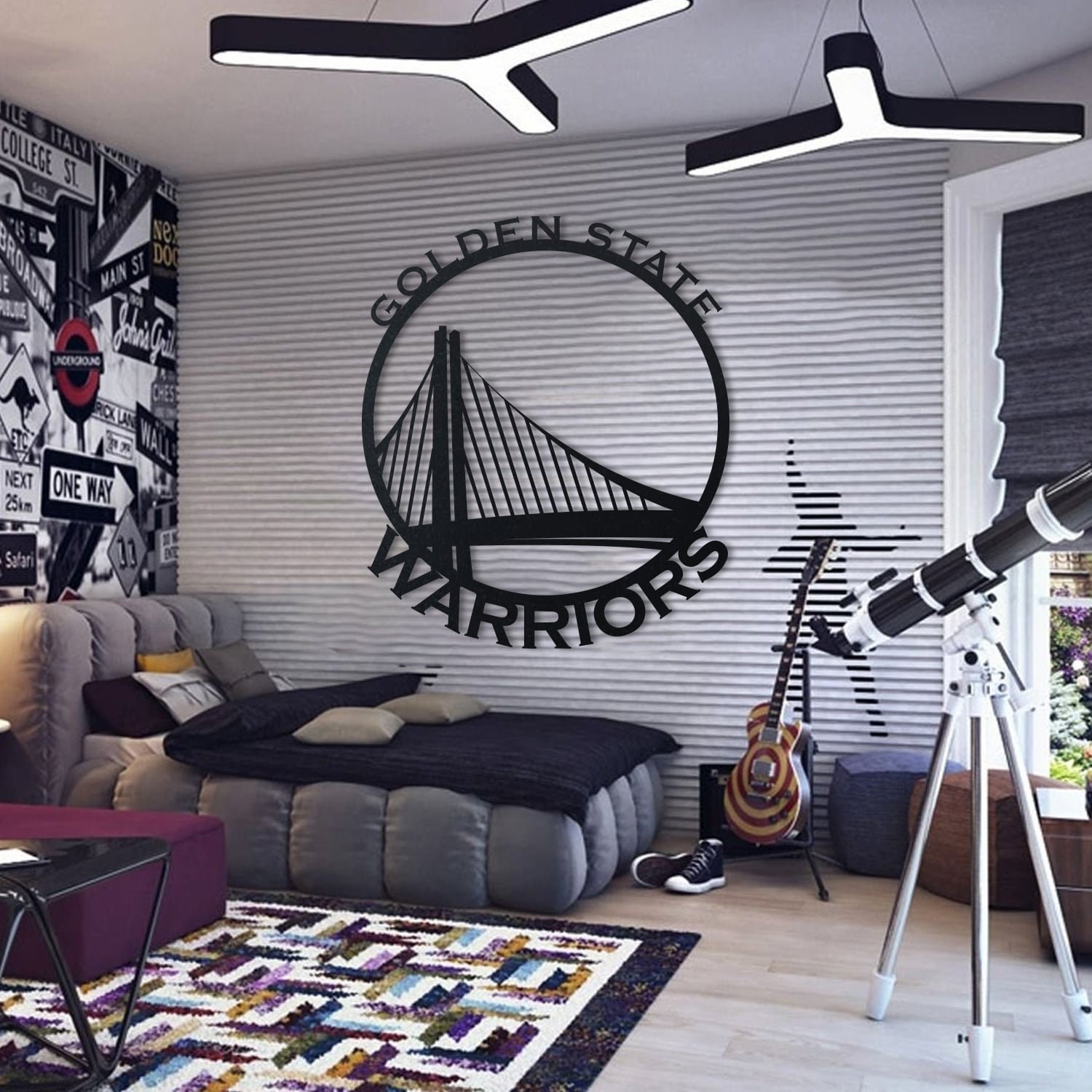 Golden State Warriors Metal Wall Art - Etsy