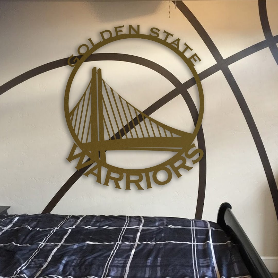 Golden State Warriors Metal Wall Art - Etsy