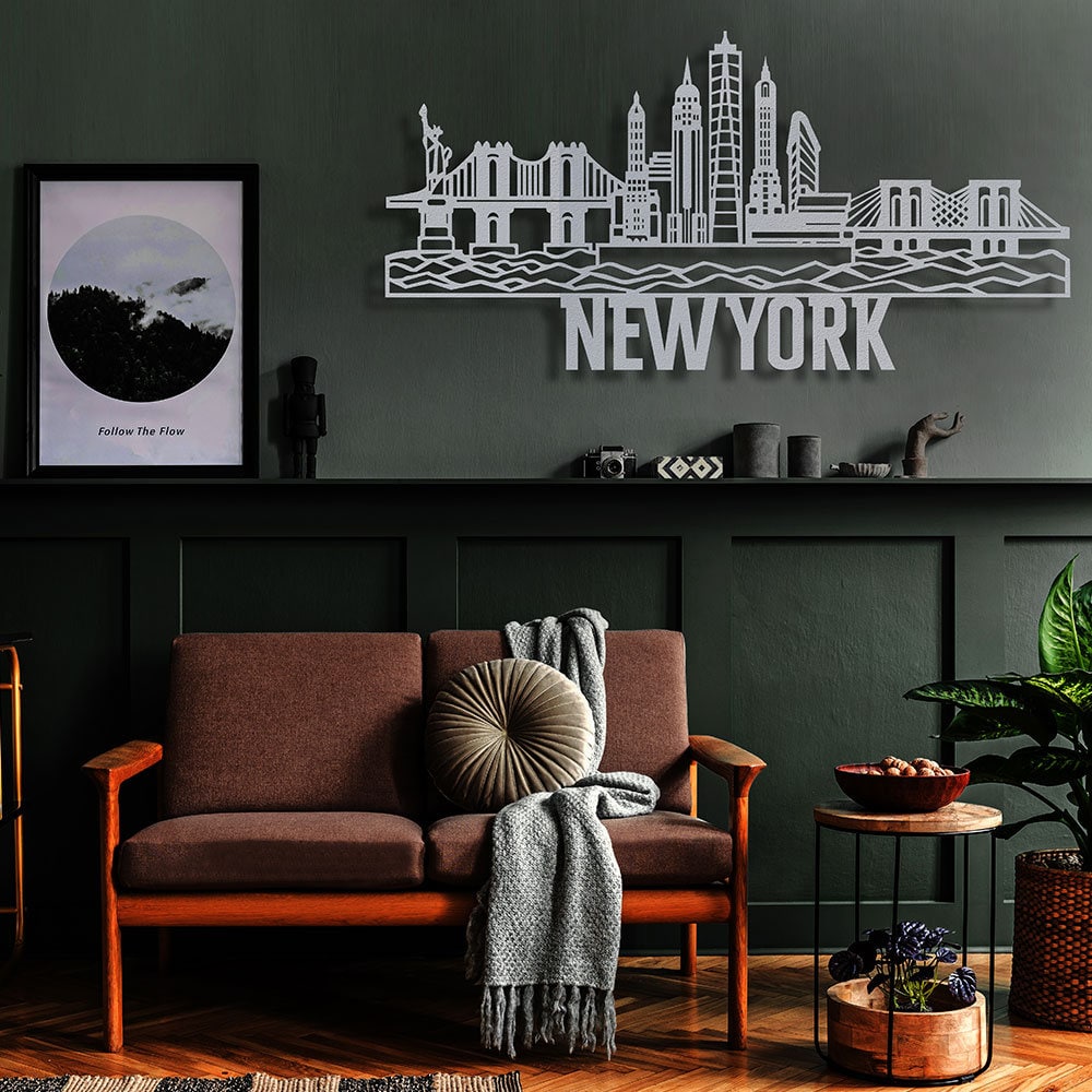 New York City Metal Wall Art - Etsy