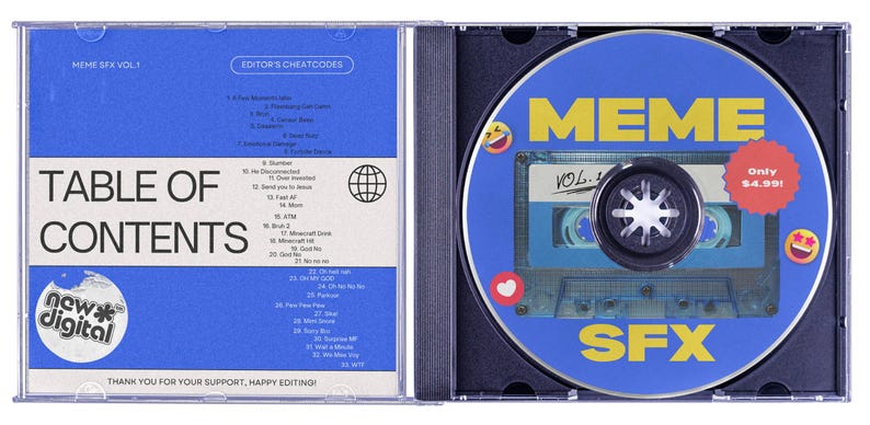 MEME SFX Vol. 1 - Etsy