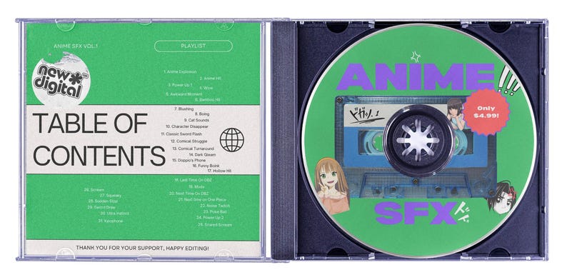 Anime SFX Pack Vol.1 - Etsy