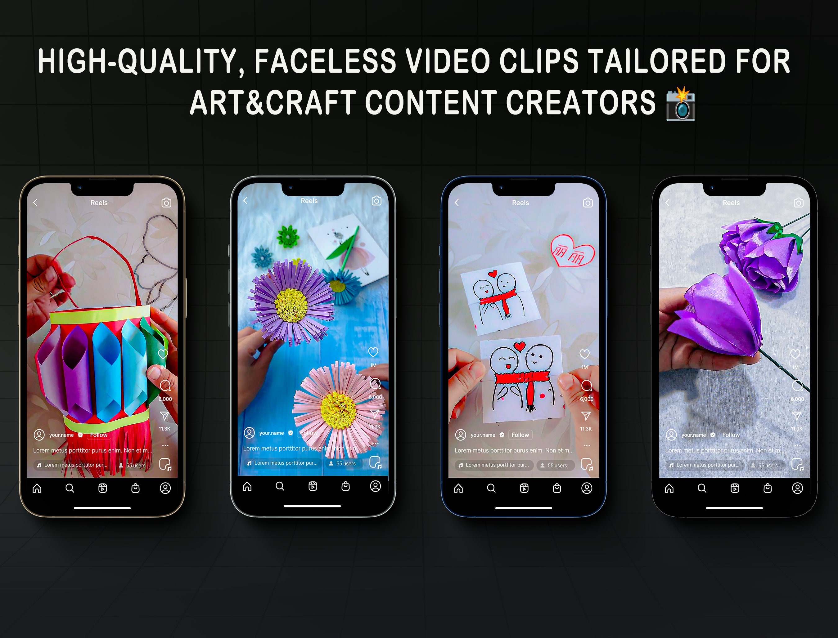 Art and Craft Reels Bundle for Copyright Free Original Art Reels Bundle ...