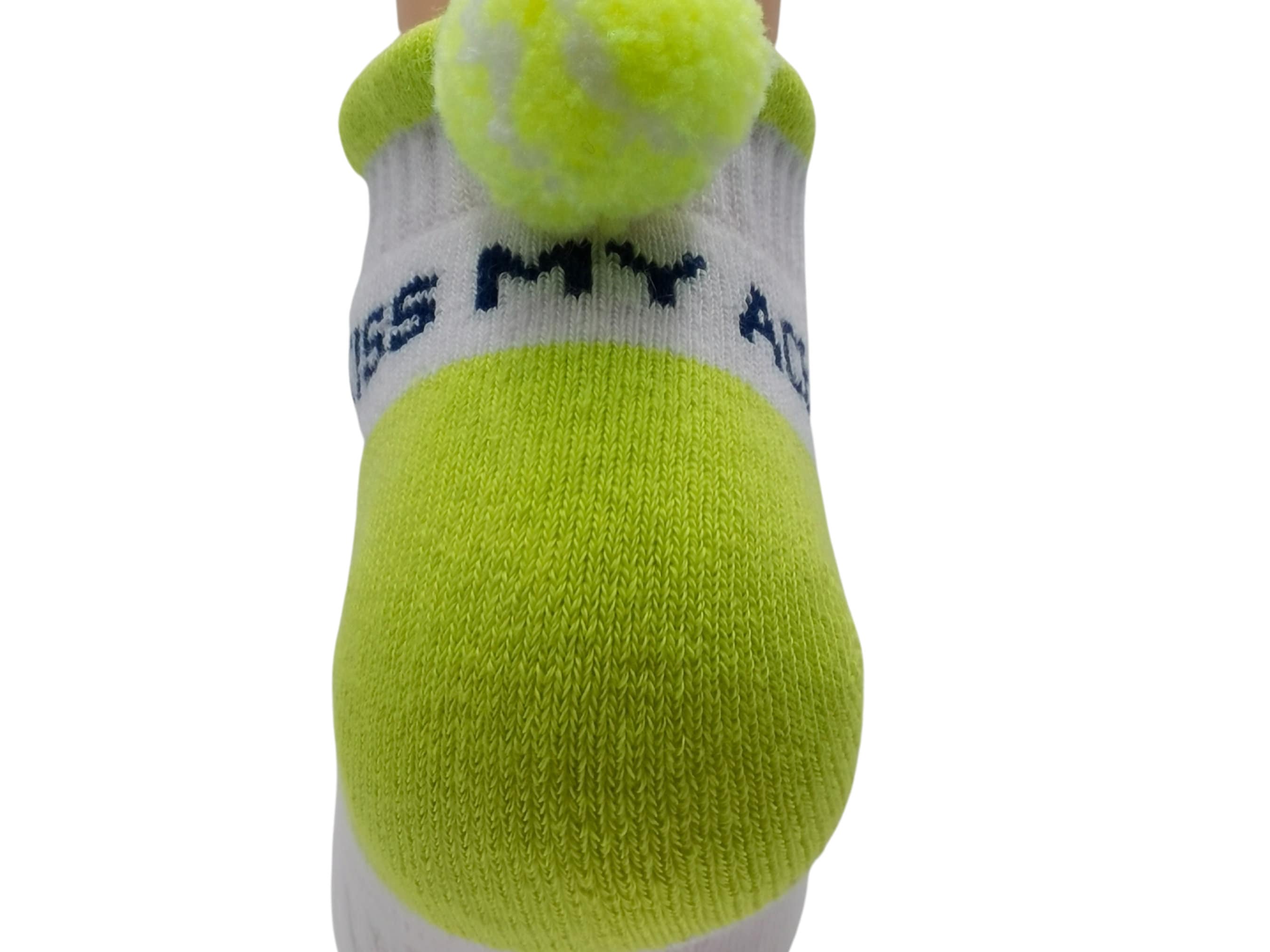 Tennis Socks Funny Tennis Gift for Women Tennis Ball Pom Pom - Etsy