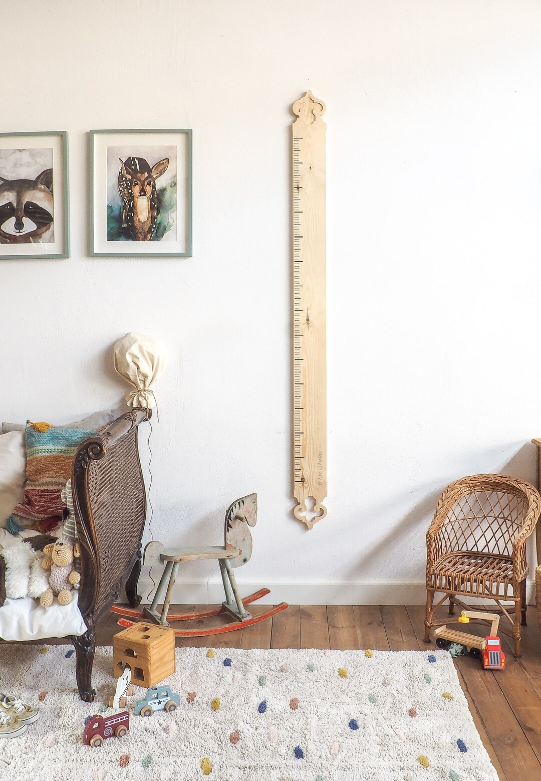 Handmade Rustic Wood Growth Chart Ruler: Nursery Wall Decor - Etsy