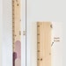 Double Sided Scandi Wooden Growth Chart, Scandinavian Minimal Wall ...