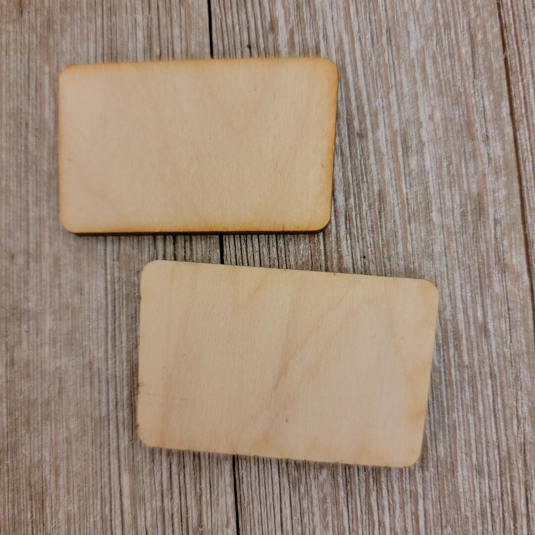 Wood Blanks for Small Hair Claw, Hair Clip Blank, 1/8th Inch Wood Blank ...
