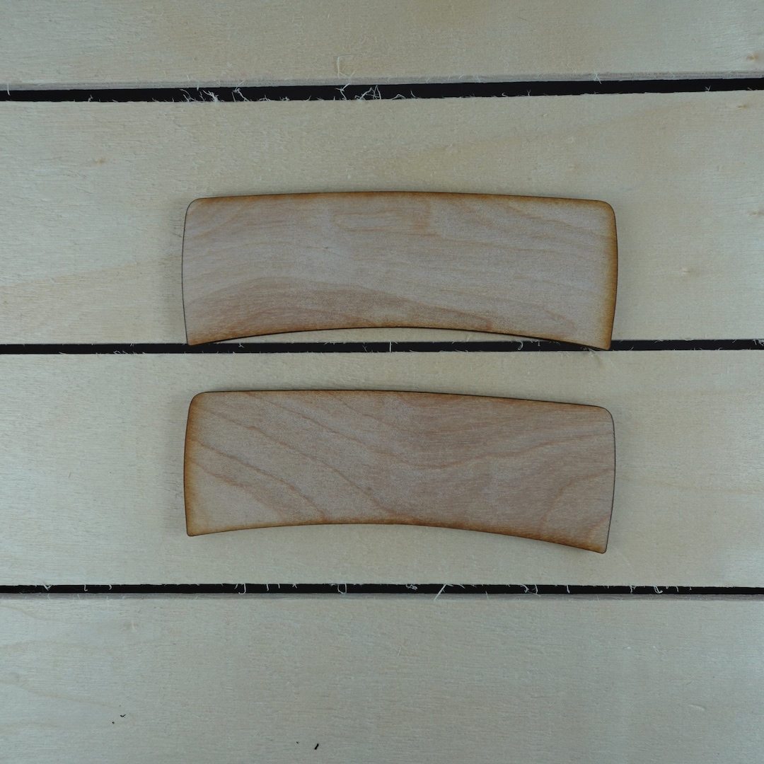 DIY Wooden Hair Clip Blanks for Crafting 4 Inch Claw Clips, Hair Clip ...