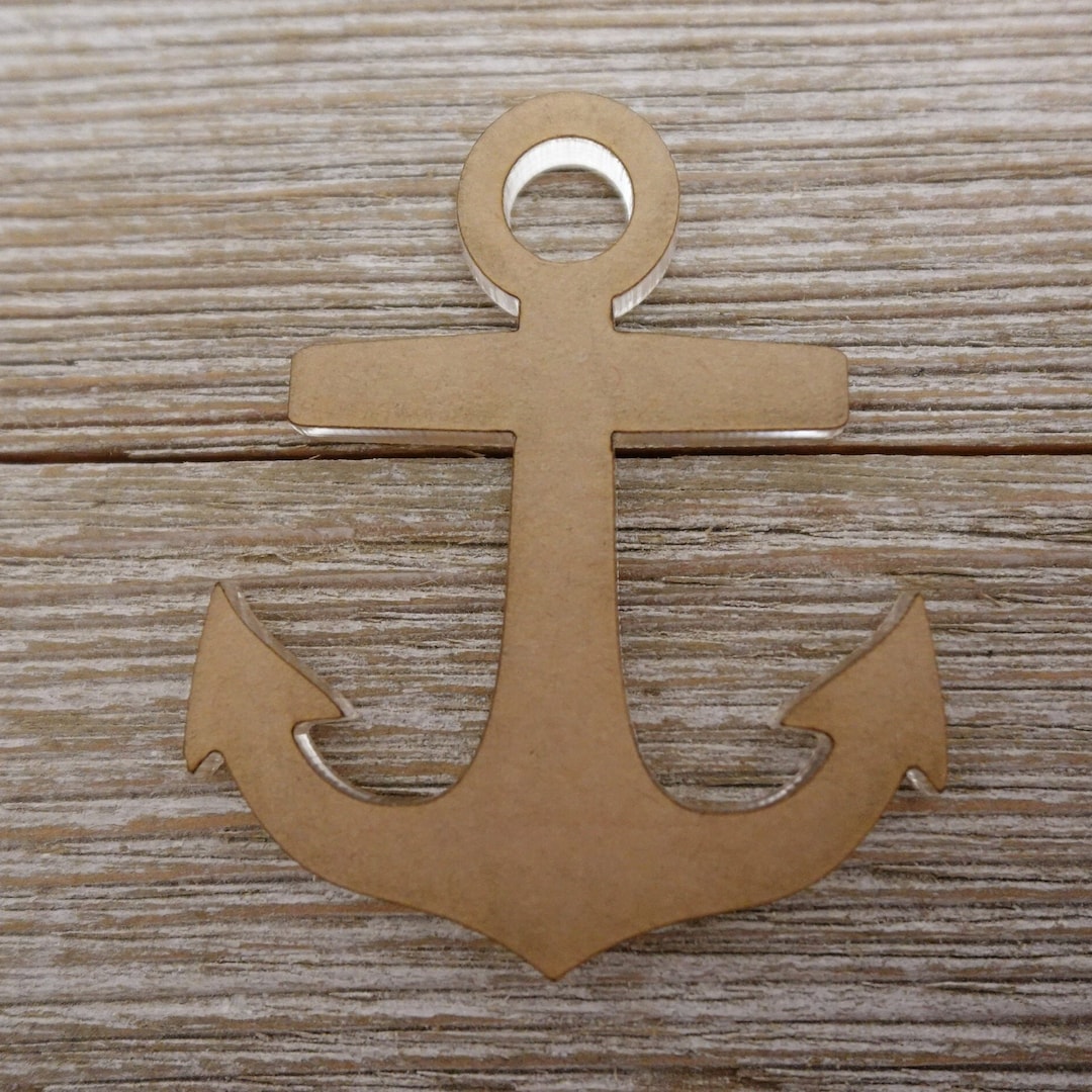 Clear Cast Acrylic Ships Anchor Shaped Blank 1/8" (3 Mm)/keychains ...