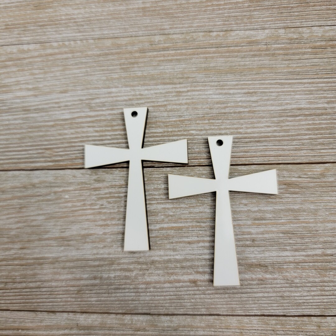 Sublimation Byzantine Cross Shaped Earring Blank Set of 5, DIY Jewelry ...