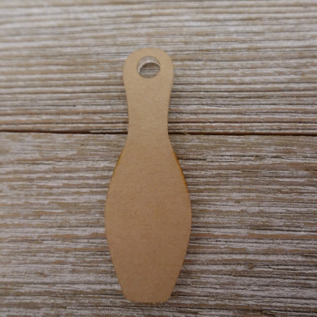 Clear Cast Acrylic Bowling Pin Shaped Blank 1/8" (3 Mm)/keychains Blank ...