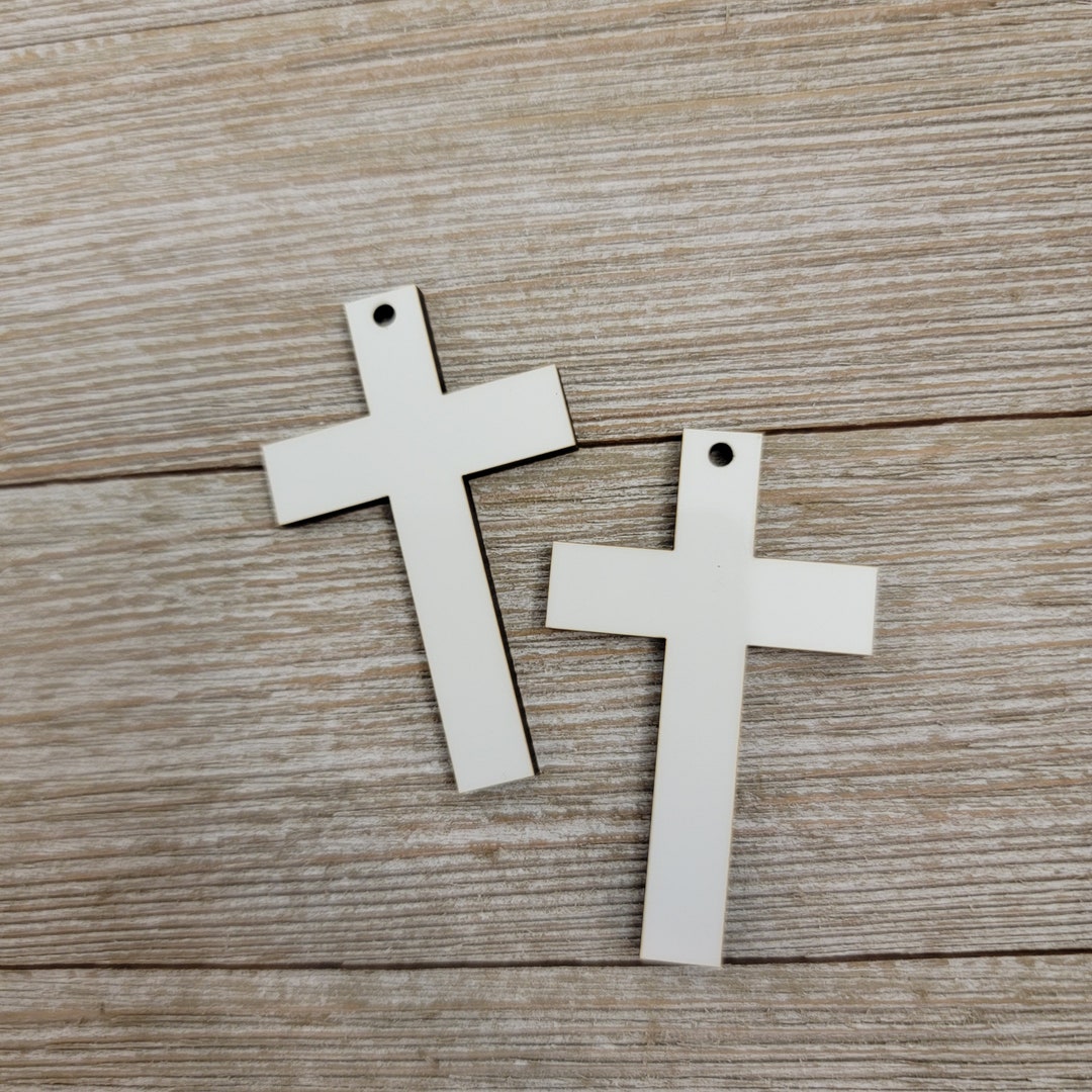 Sublimation Roman Cross Shaped Earring Blank Set of 5, DIY Jewelry ...