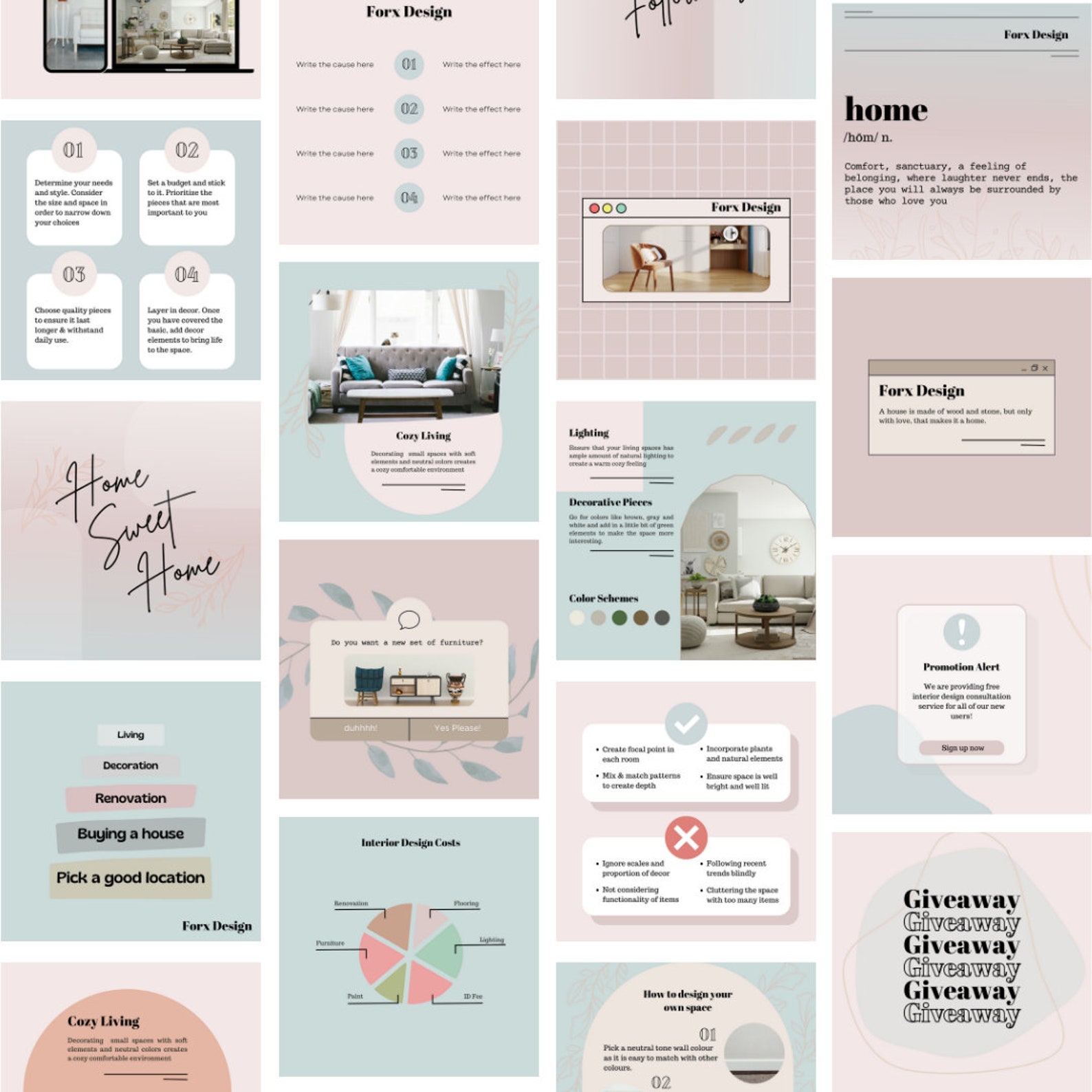 Instagram Post Canva Templates | Minimalist Boho Chic Template | Beauty ...