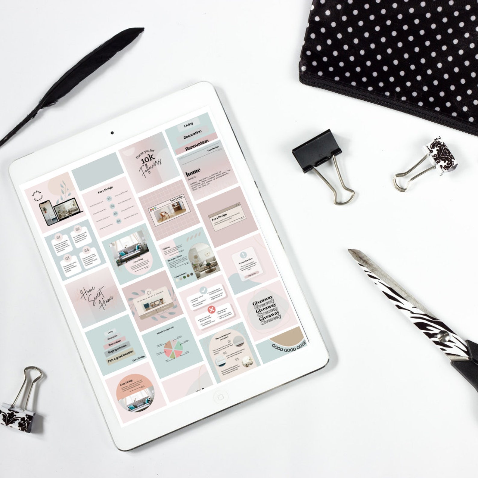 Instagram Post Canva Templates | Minimalist Boho Chic Template | Beauty ...
