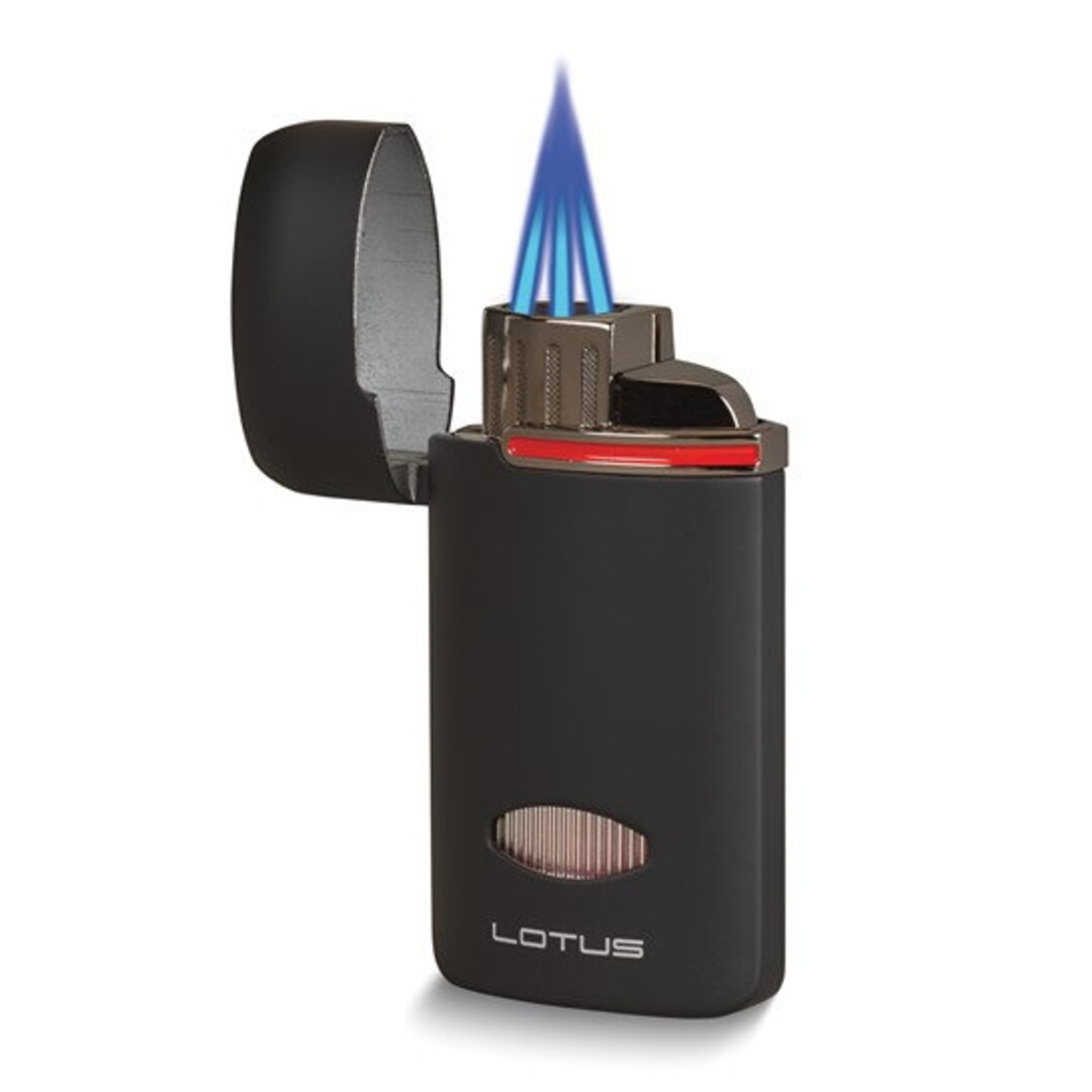 Triple Torch Flame Lighter With Fold Out Punch - Etsy