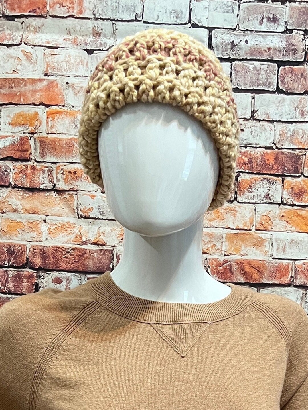 Pink and Rose Ombré Open Weave Crochet Hat Beanie - Etsy