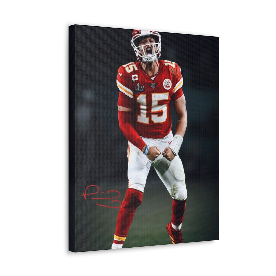 Patrick Mahomes Wall Art, Canvas Art - Etsy