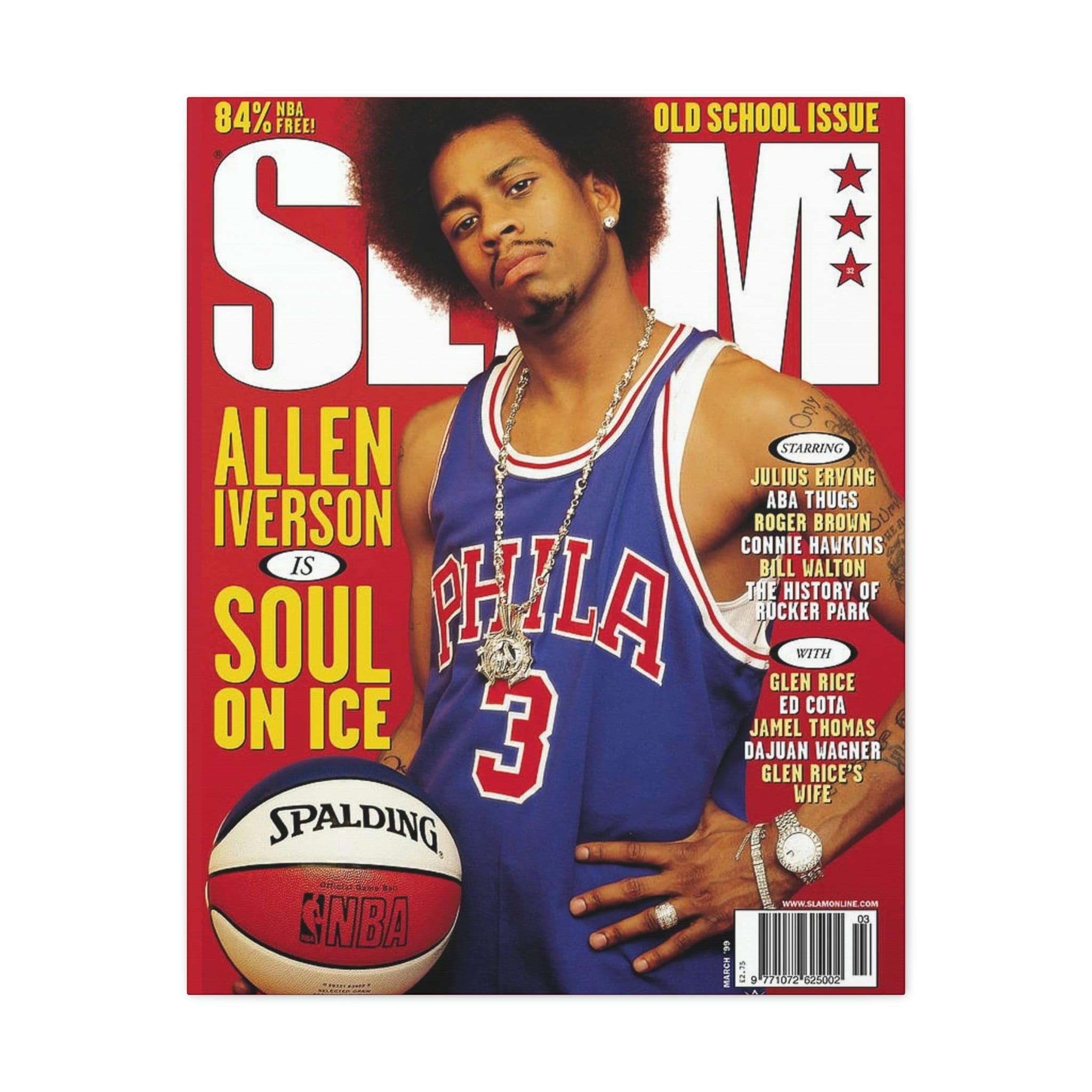 Allen Iverson, Slam Magazine, Wall Art - Etsy