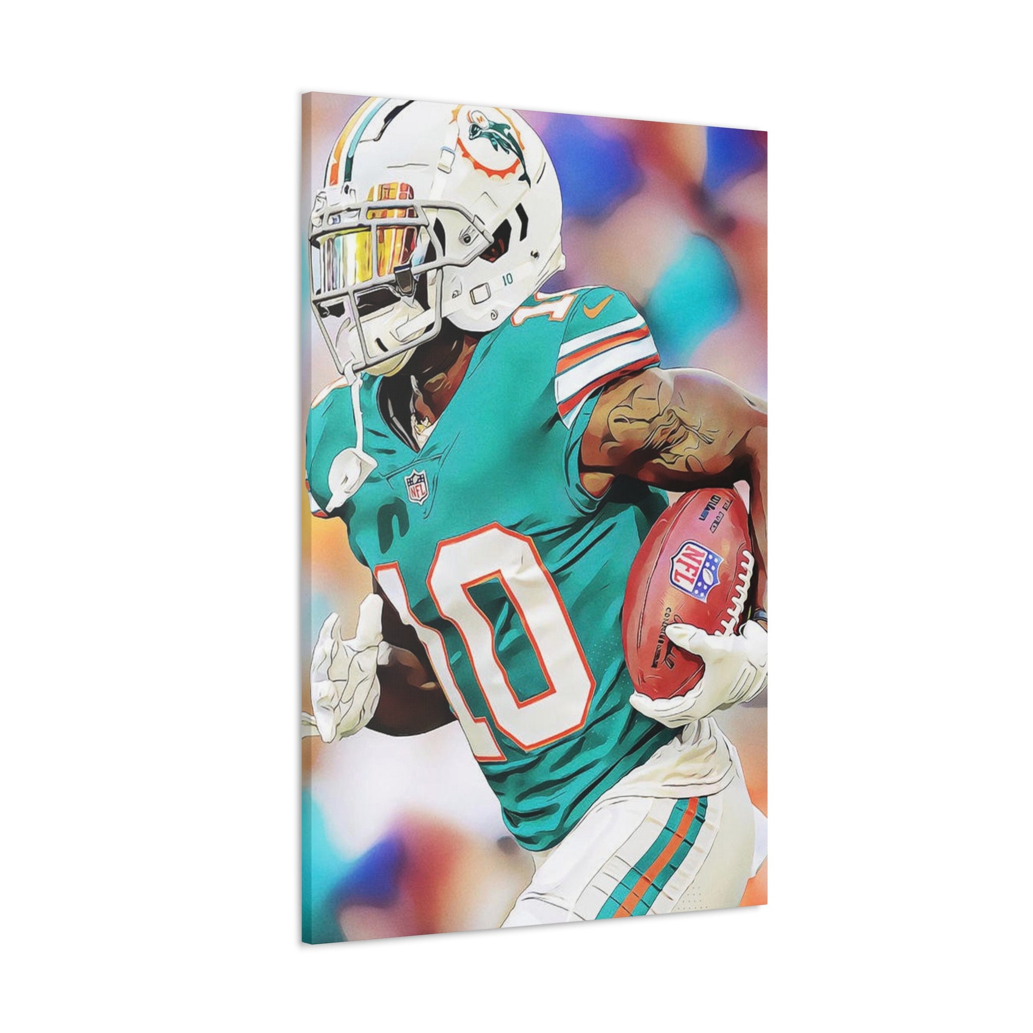 Tyreek Hill NFL Miami Dolphins Artwork Wall Art Canvas Home Decor - Etsy