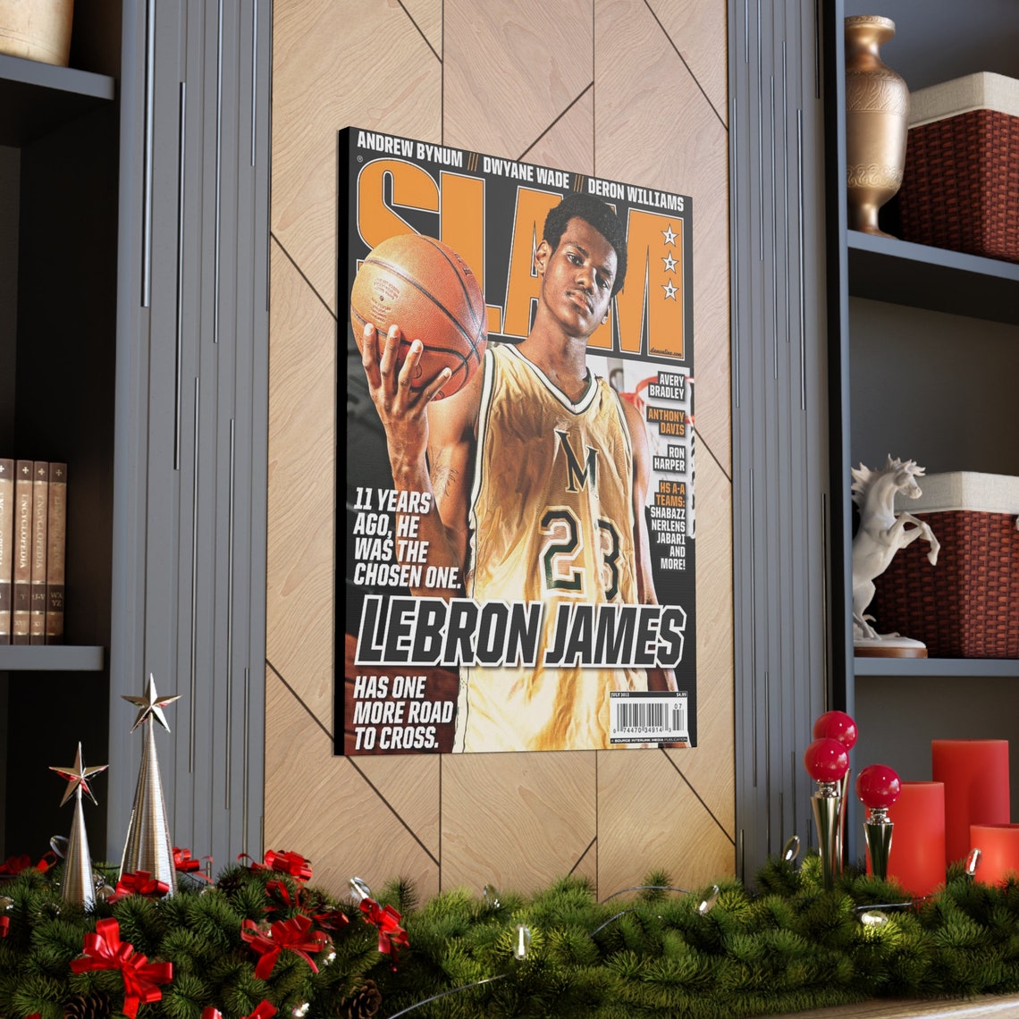 Lebron James, SLAM Magazine Cover - Etsy