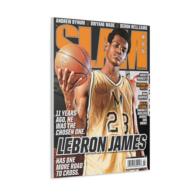 Lebron James SLAM Magazine Cover - Etsy