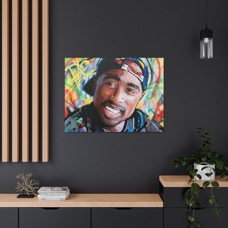 2pac Retro Canvas - Etsy
