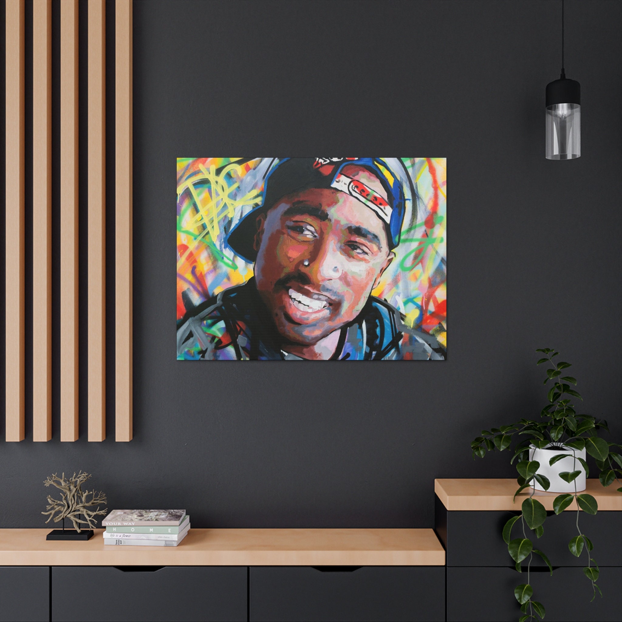 2pac Retro Canvas - Etsy