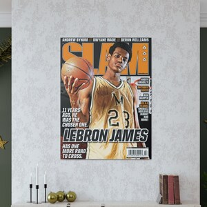 Lebron James, SLAM Magazine Cover - Etsy
