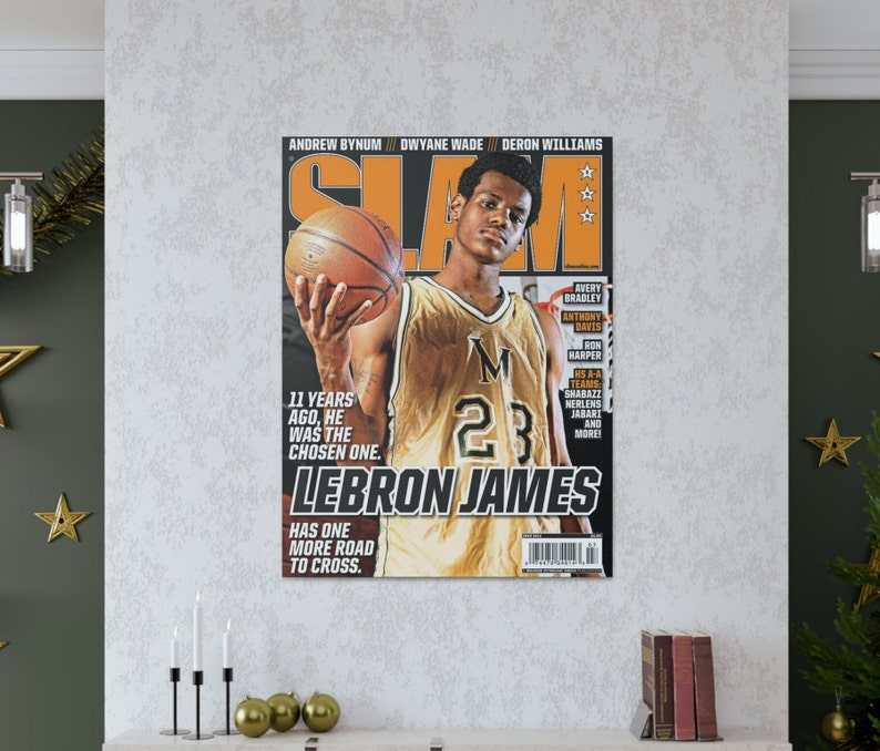 Lebron James, SLAM Magazine Cover - Etsy