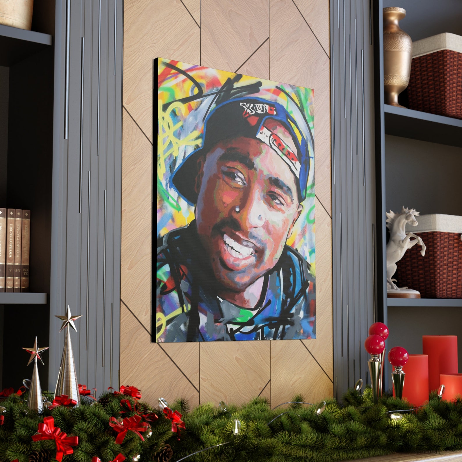 2pac Retro Canvas - Etsy