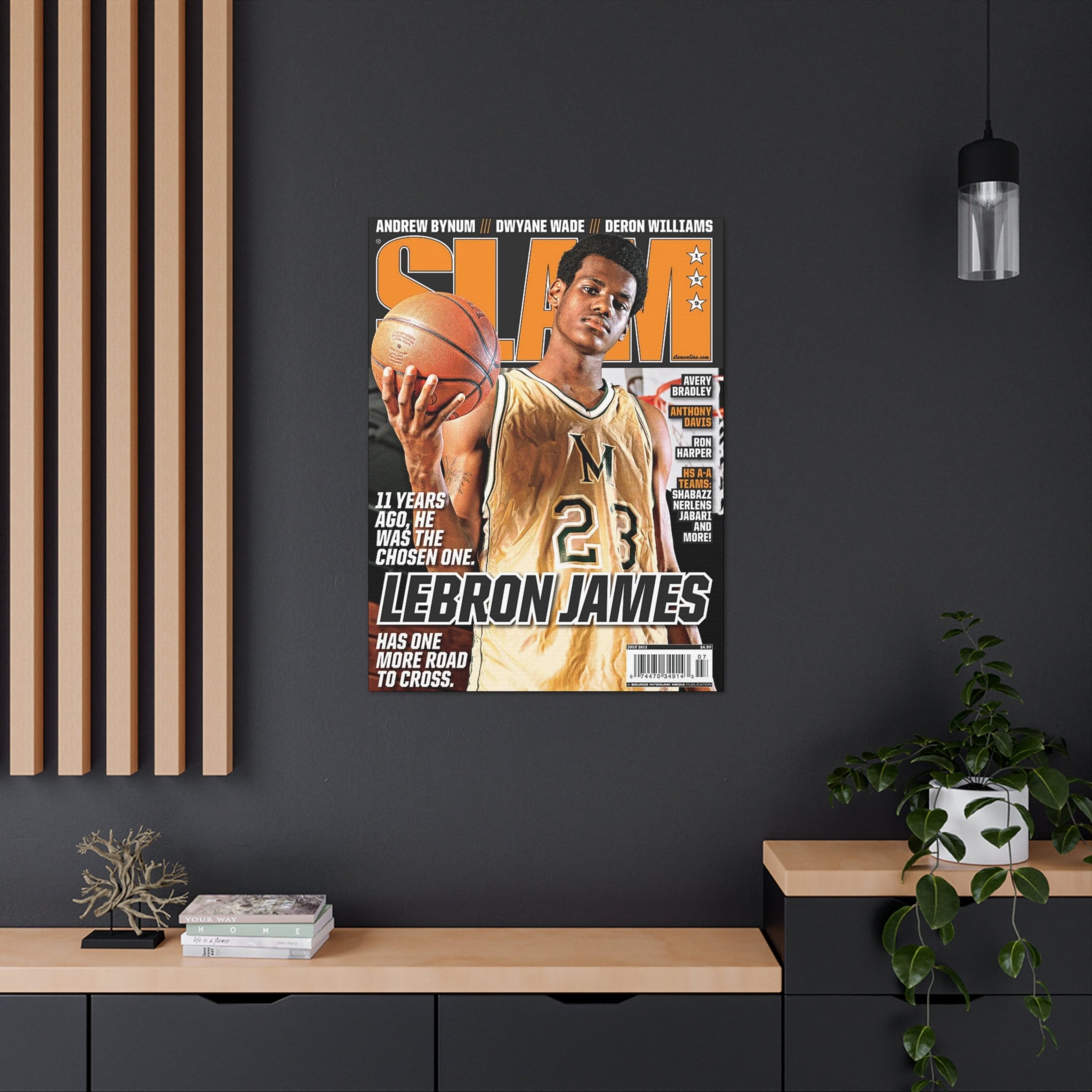Lebron James, SLAM Magazine Cover - Etsy