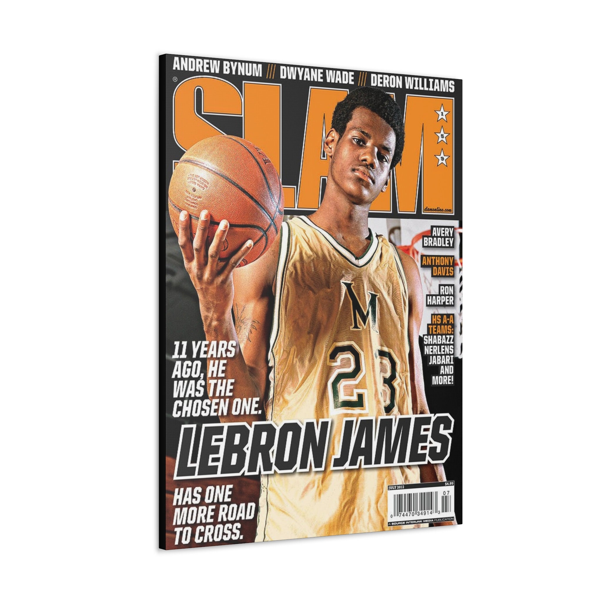 Lebron James Slam Magazine Cover