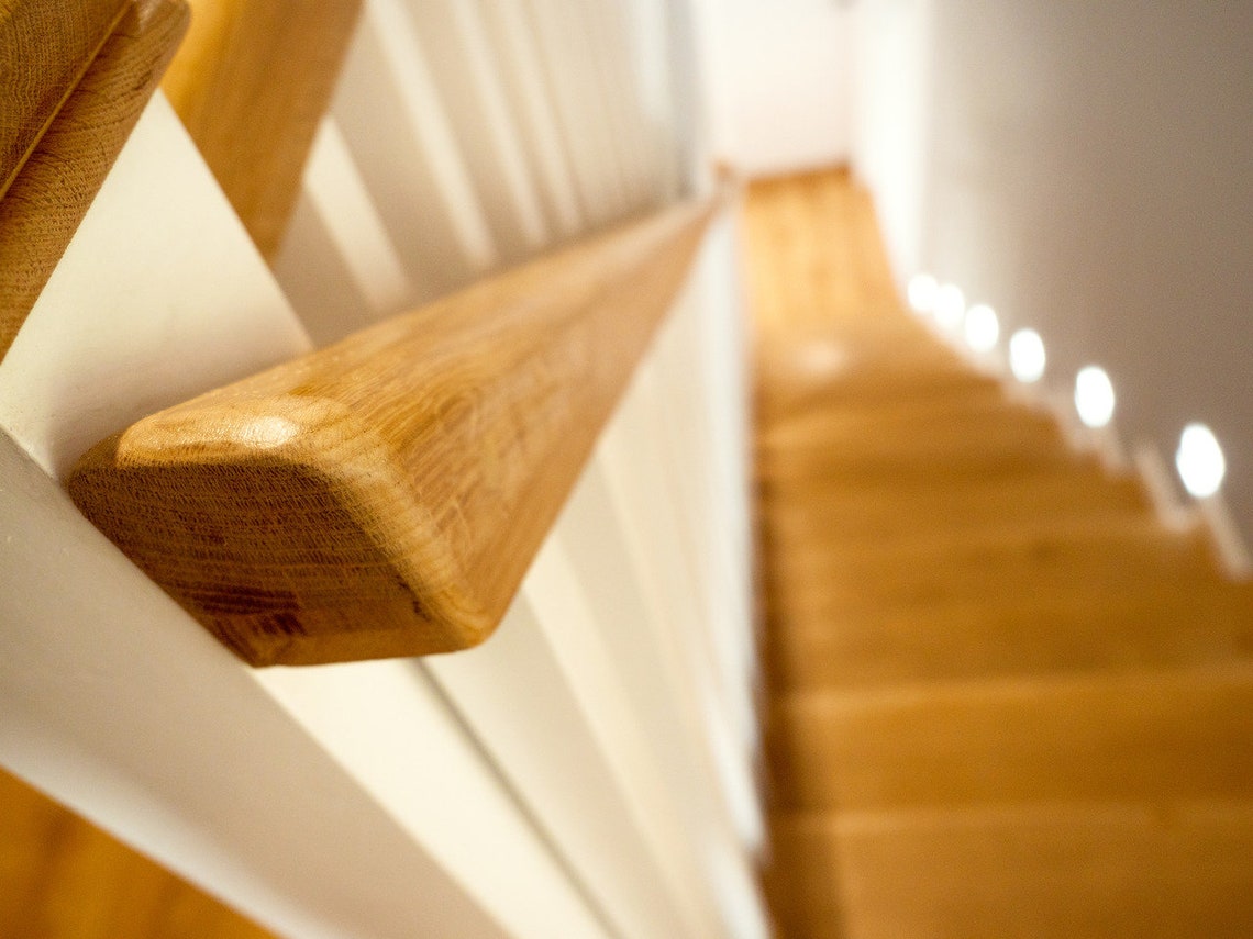 Solid Oak Wooden Stairs, London Stairs, 4cm Thickness - Etsy