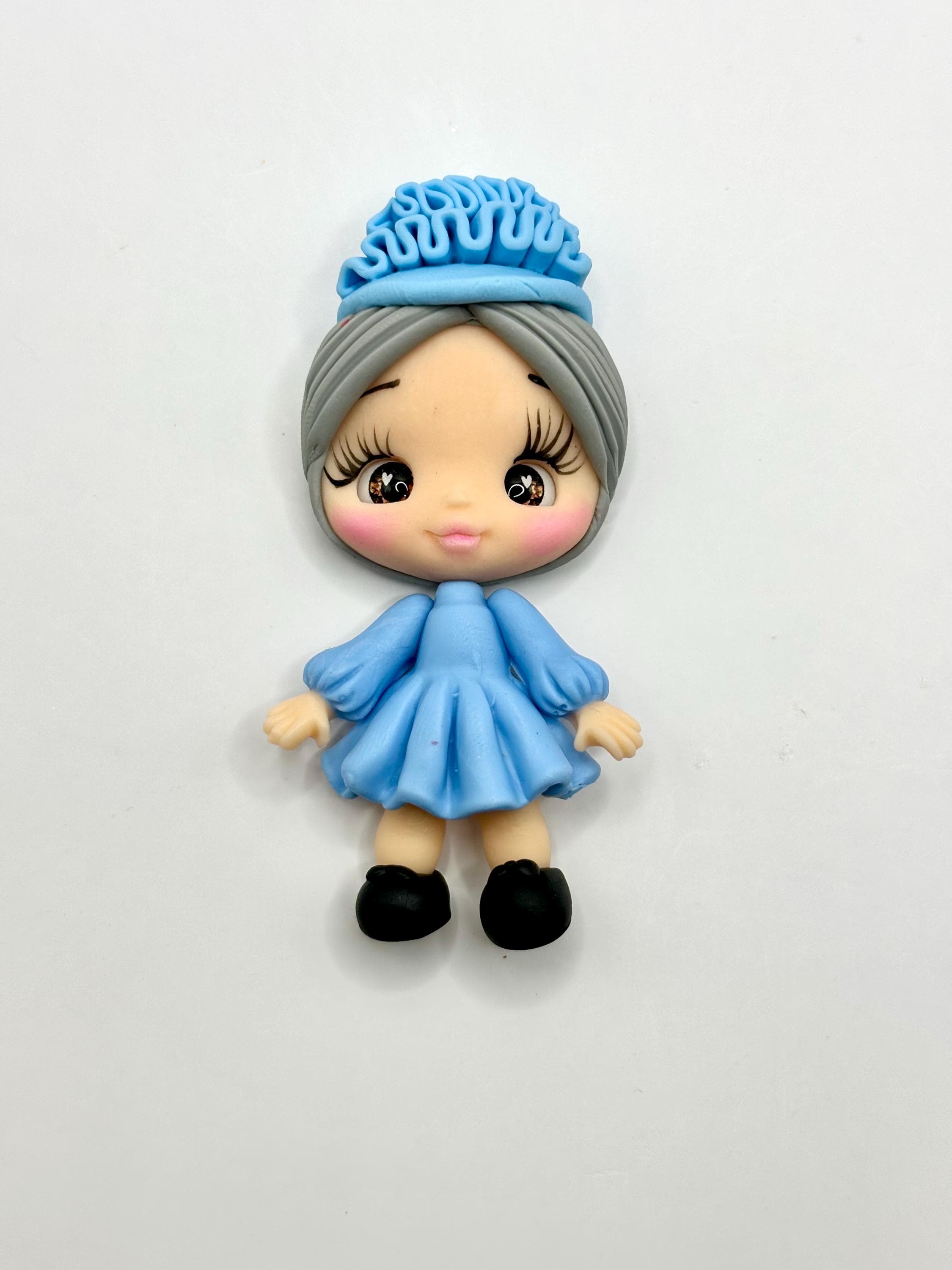 Doña Cleotilde Inspired Clay Doll – DIY Bow Center, Handmade Polymer ...