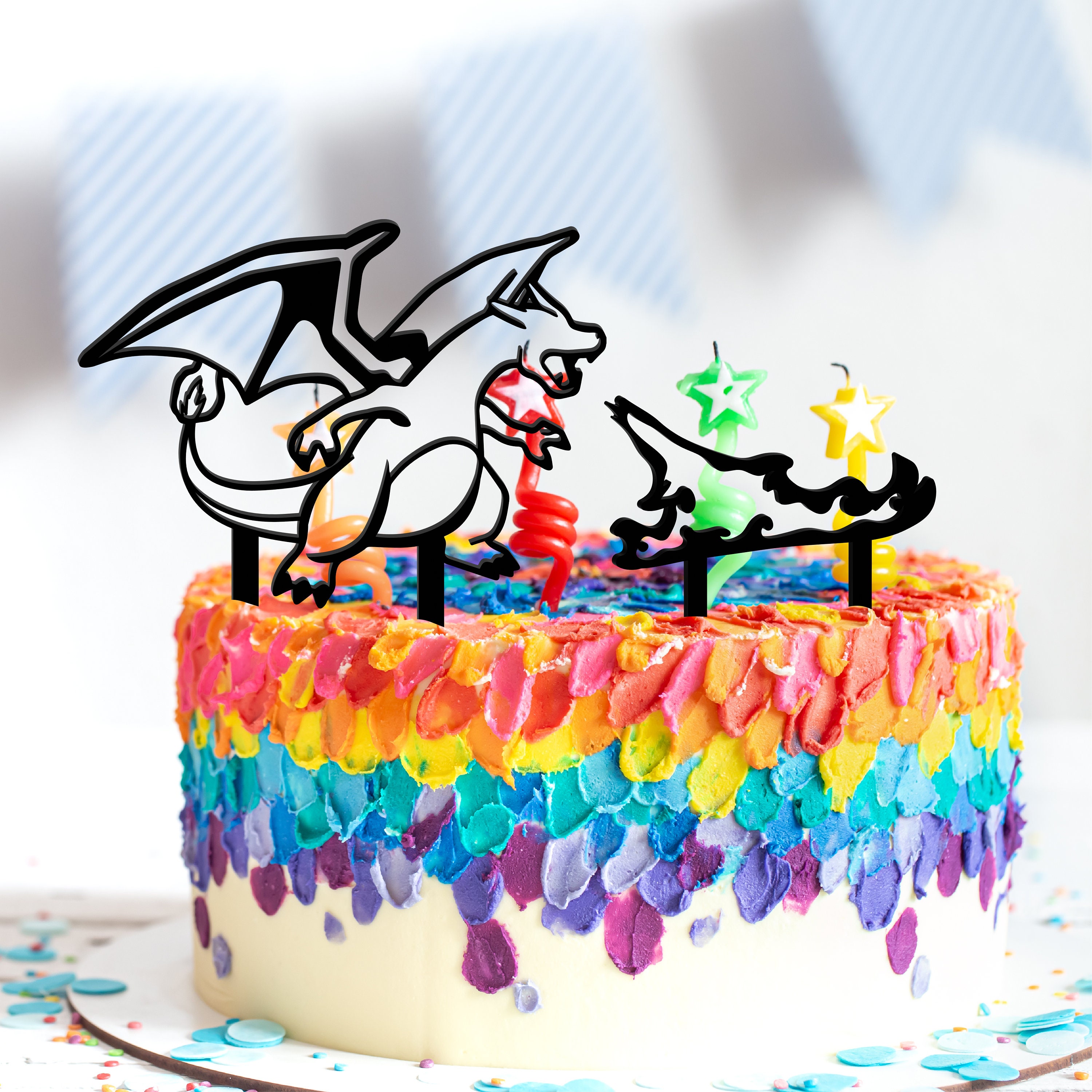Charizard Cake Topper Laser File - Etsy