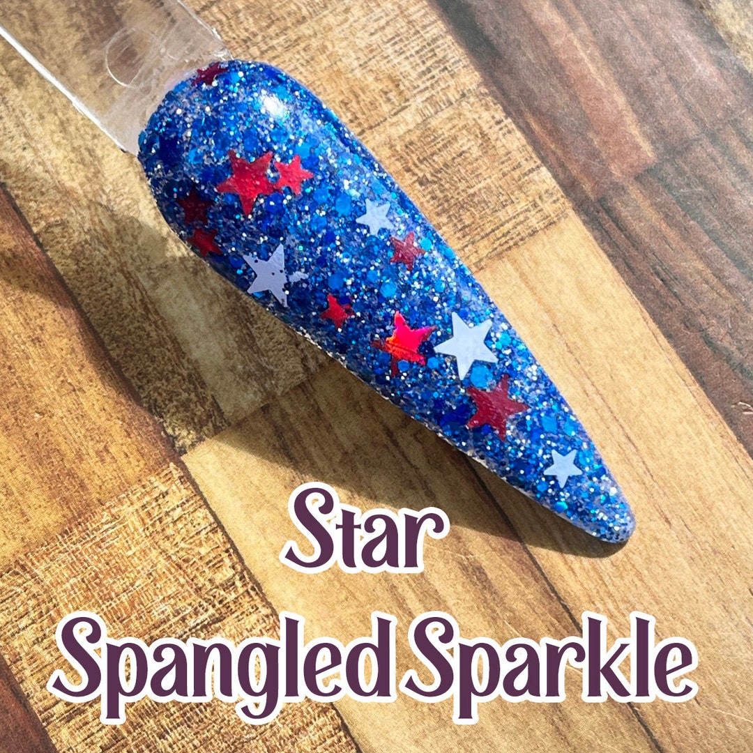 Star Spangled Sparkle Nail Dip Powder - Etsy