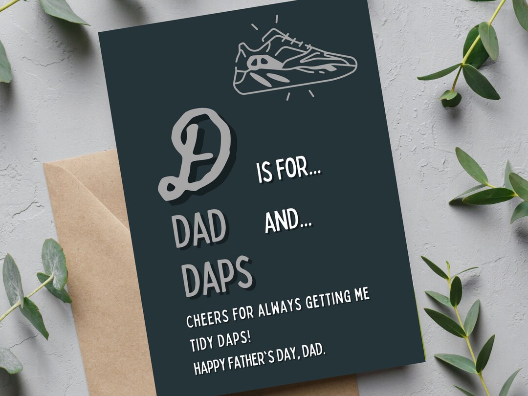 Welsh Father's Day Card, Funny Welsh Sayings Card, Features Daps and ...