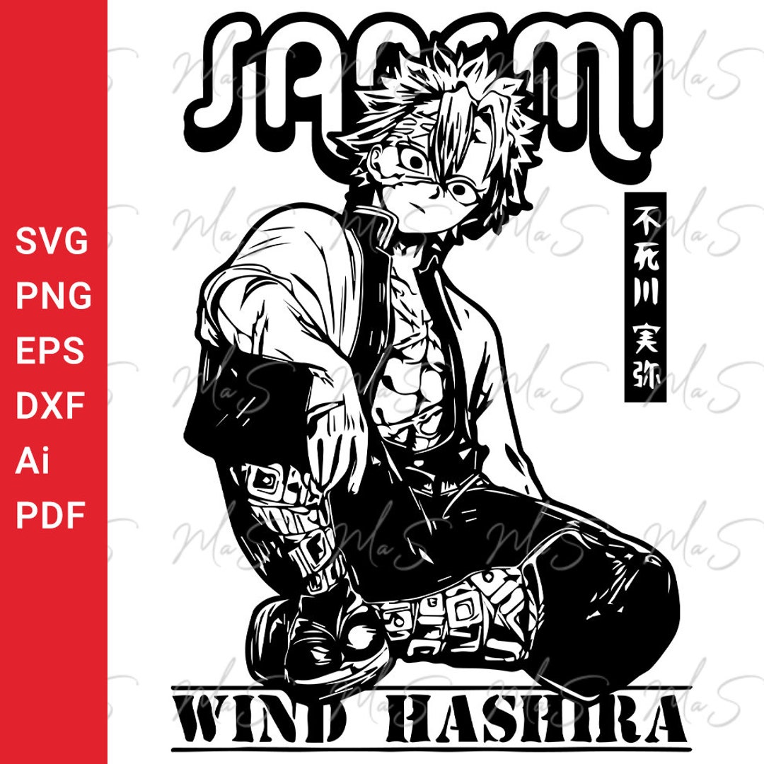 DEMON Anime Svg SANEMI Svg SLAYER Symbol Svg Anime - Etsy New Zealand