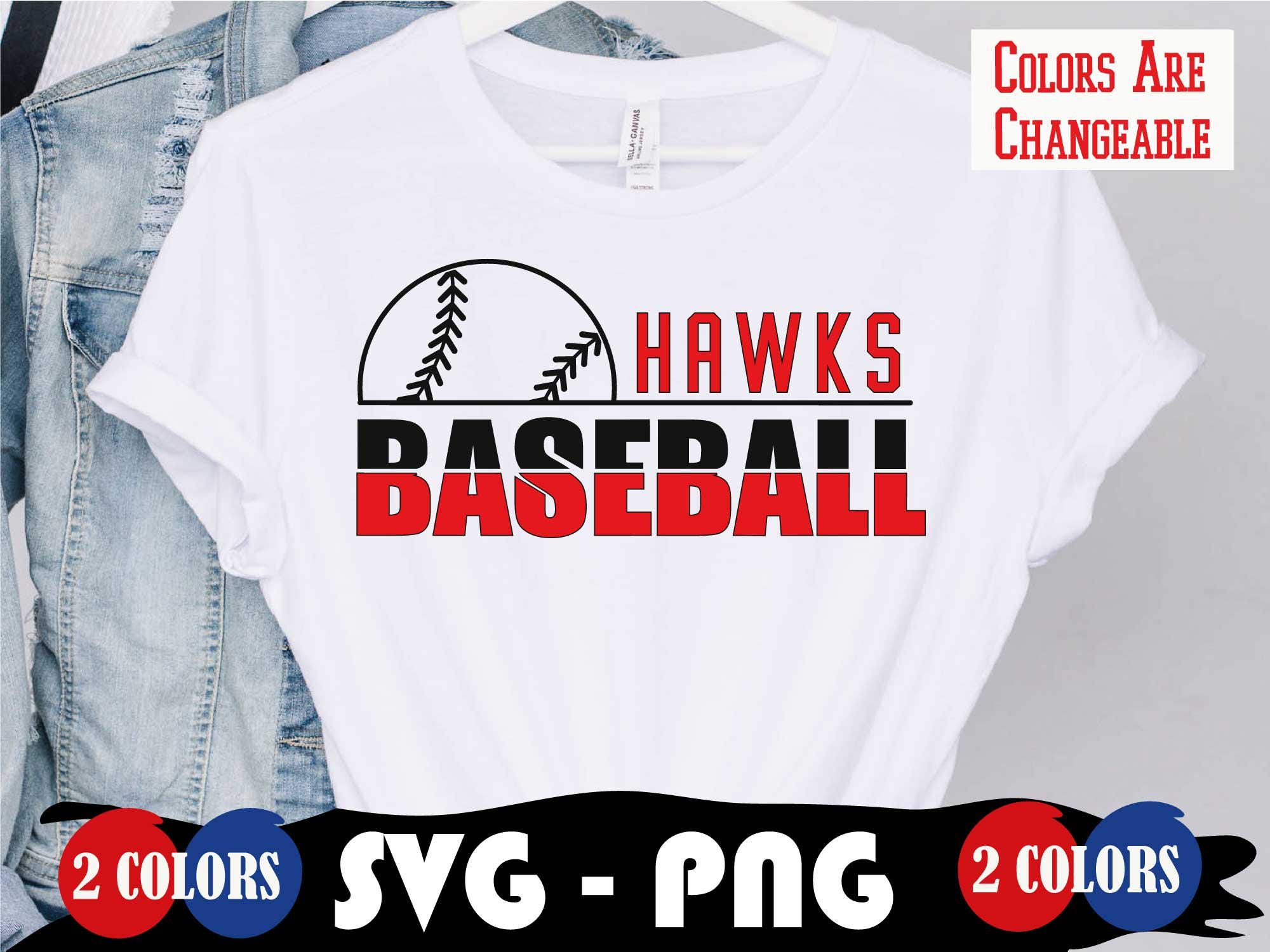 Hawks Baseball SVG and PNG, , College Baseball Team, Mascot Svg ...