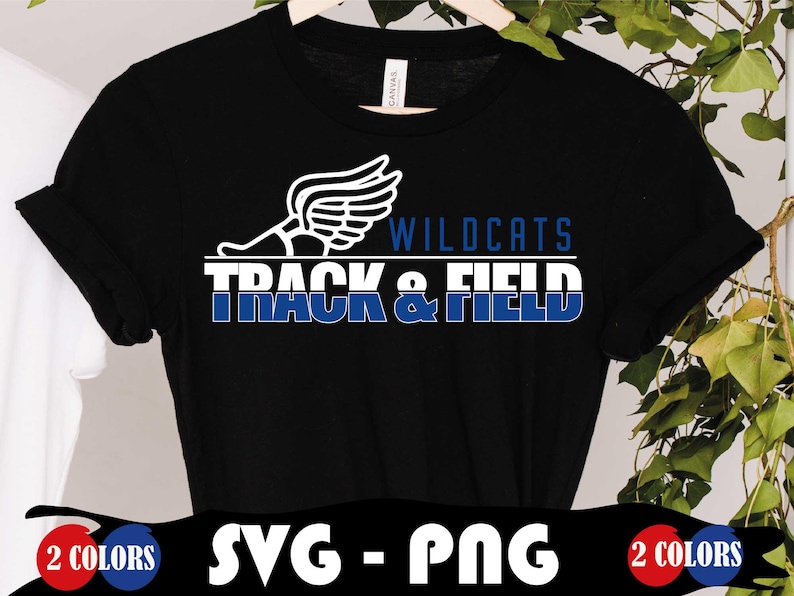 Wildcats Track and Field SVG, Mascot Layered Design (PNG) - Etsy