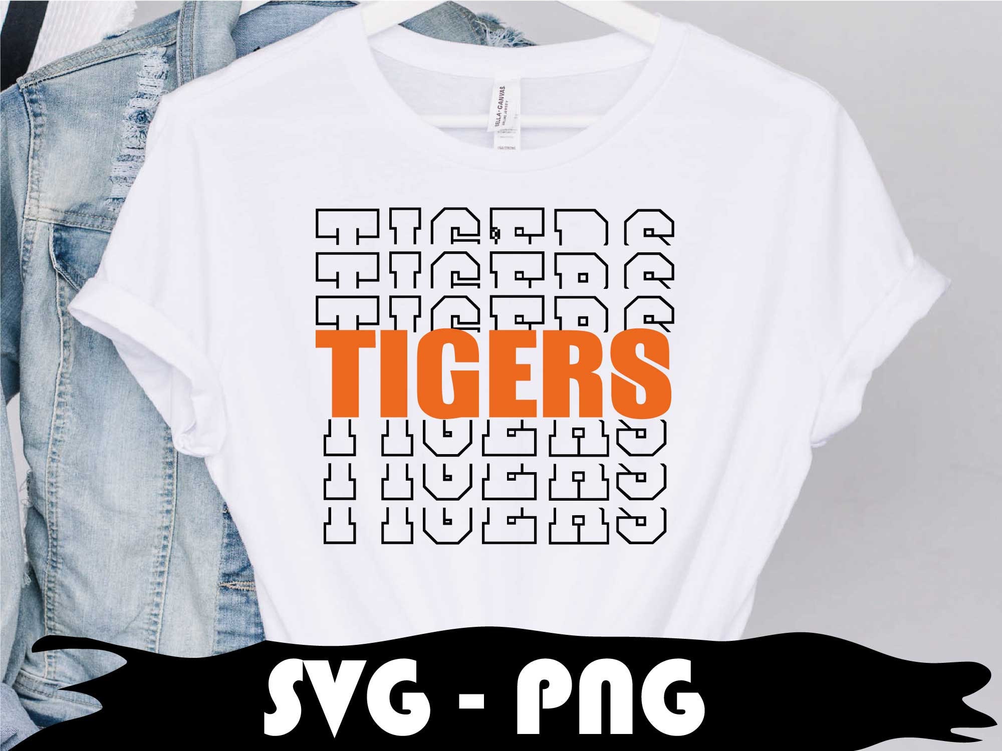 Tigers Football Bundle, Tigers Svg, Tiger Vibes, Class of 2024, Tigers ...