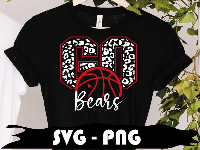Go Bears Basketball SVG PNG, Mascot, School Team, Layered (digital File ...