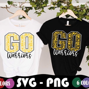 Go Warriors Svg, Warriors Png, Warriors School Team, Cheerleader Svg ...