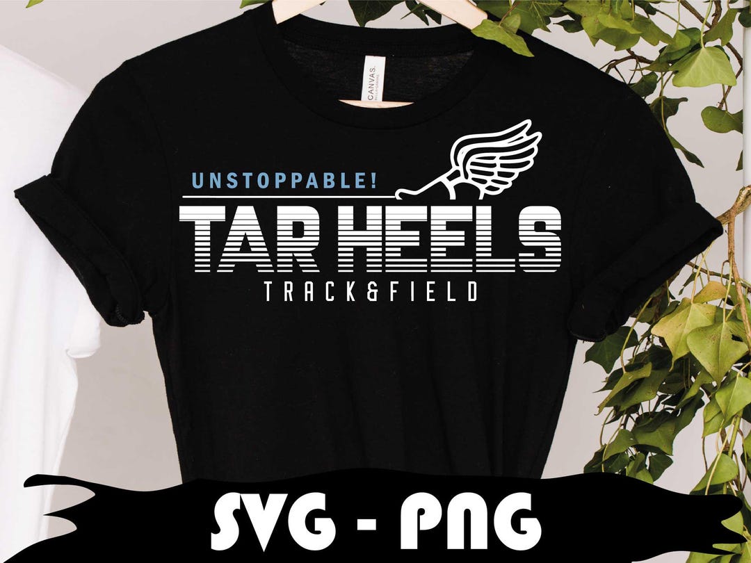 Tar Heels Track and Field SVG and PNG, College Sport Team, Mascot Svg ...